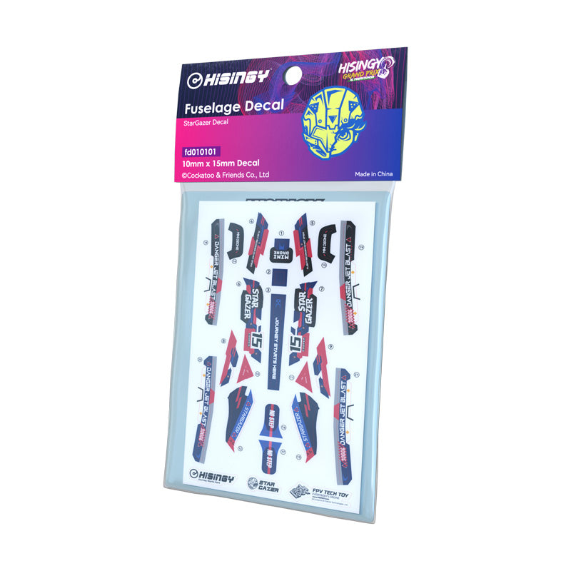 HISINGY Fuselage Decal Stargazer – HISINGY store