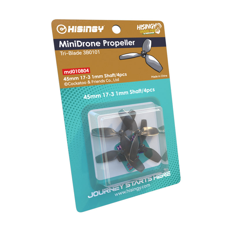 HISINGY Mini Drone Tri-Blade Propellers-black（ Compatible with Stargaz ...